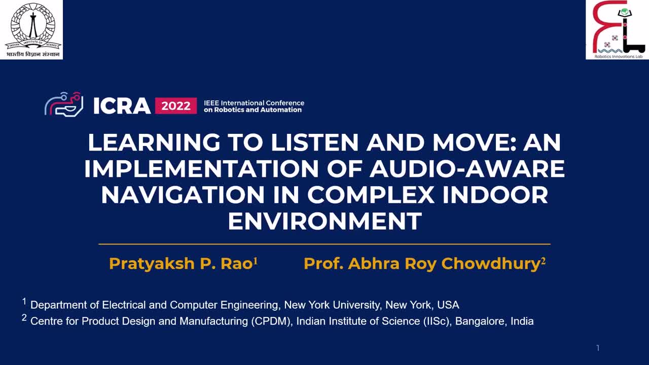 Abhra Roy Chowdhury on LinkedIn: #IEEEICRA #collaborativerobotics #research Abhra Roy Chowdhury on LinkedIn: #IEEEICRA #collaborativerobotics #research