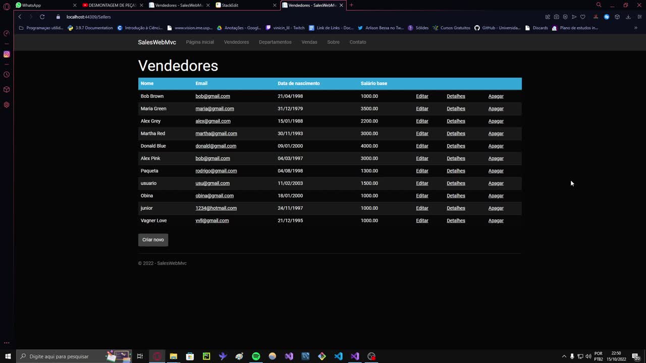 Matheus Gomes da Silva on LinkedIn: #mvc #crud #aspnetcore Matheus Gomes da Silva on LinkedIn: #mvc #crud #aspnetcore
