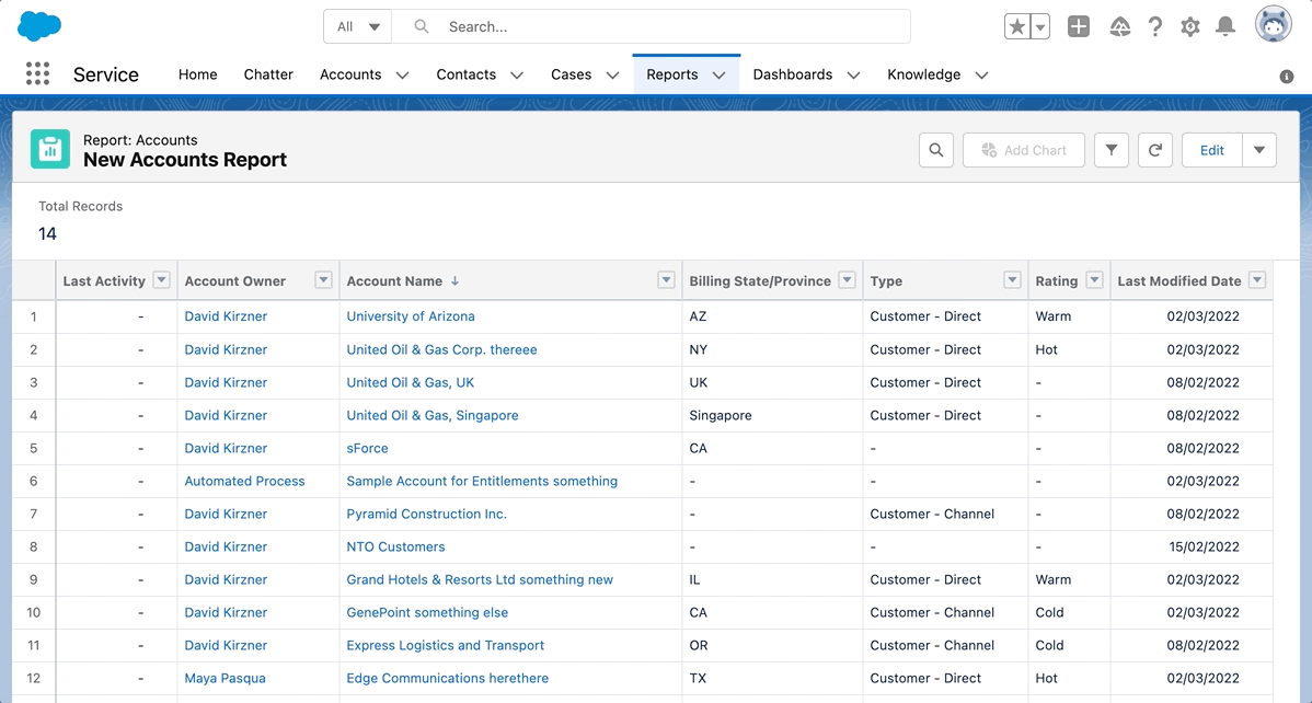 Salesforce Inline Editing in Reports Salesforce Inline Editing in Reports