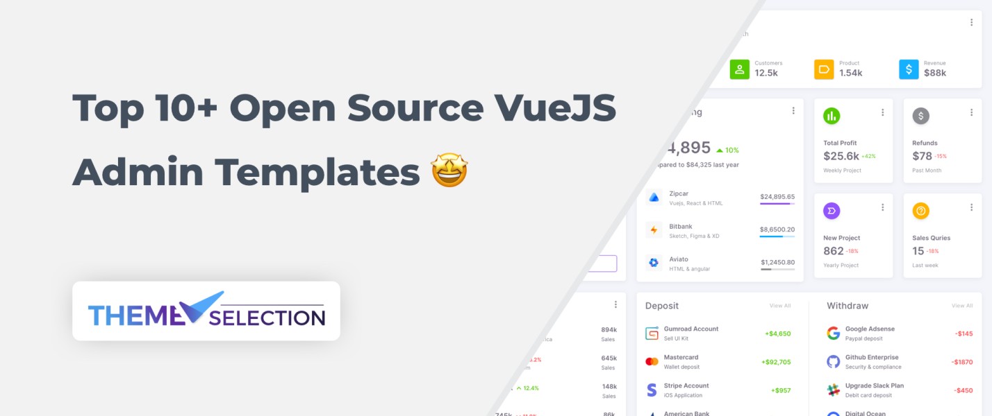 Awesome Vuejs Open Source Admin Templates in 2021.🤩 Awesome Vuejs Open Source Admin Templates in 2021.🤩