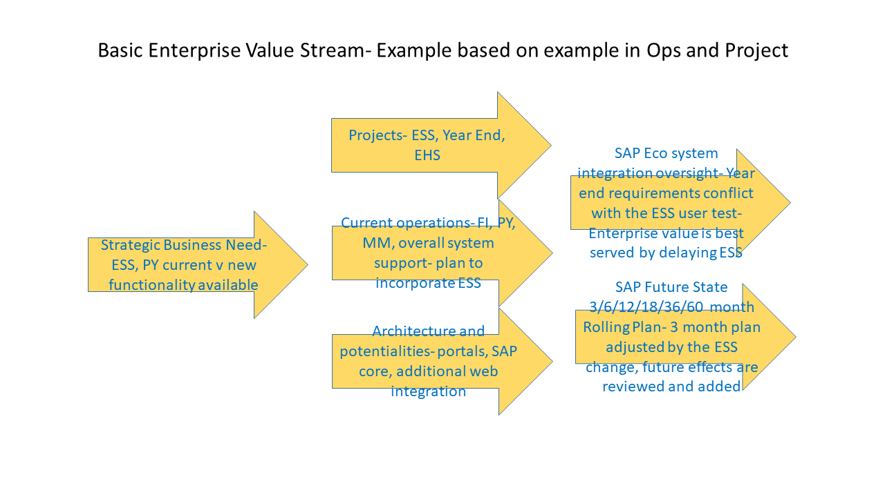 SAP Eco System Value Stream SAP Eco System Value Stream