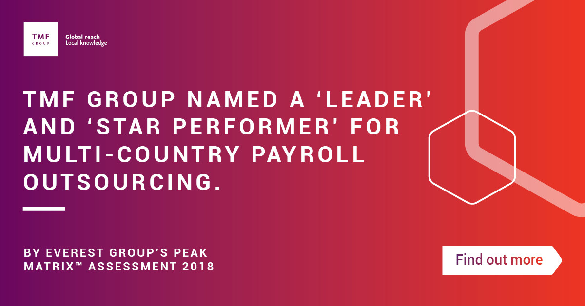 TMF Group named Leader & Star Performer for Multinational Payroll Services TMF Group named Leader & Star Performer for Multinational Payroll Services