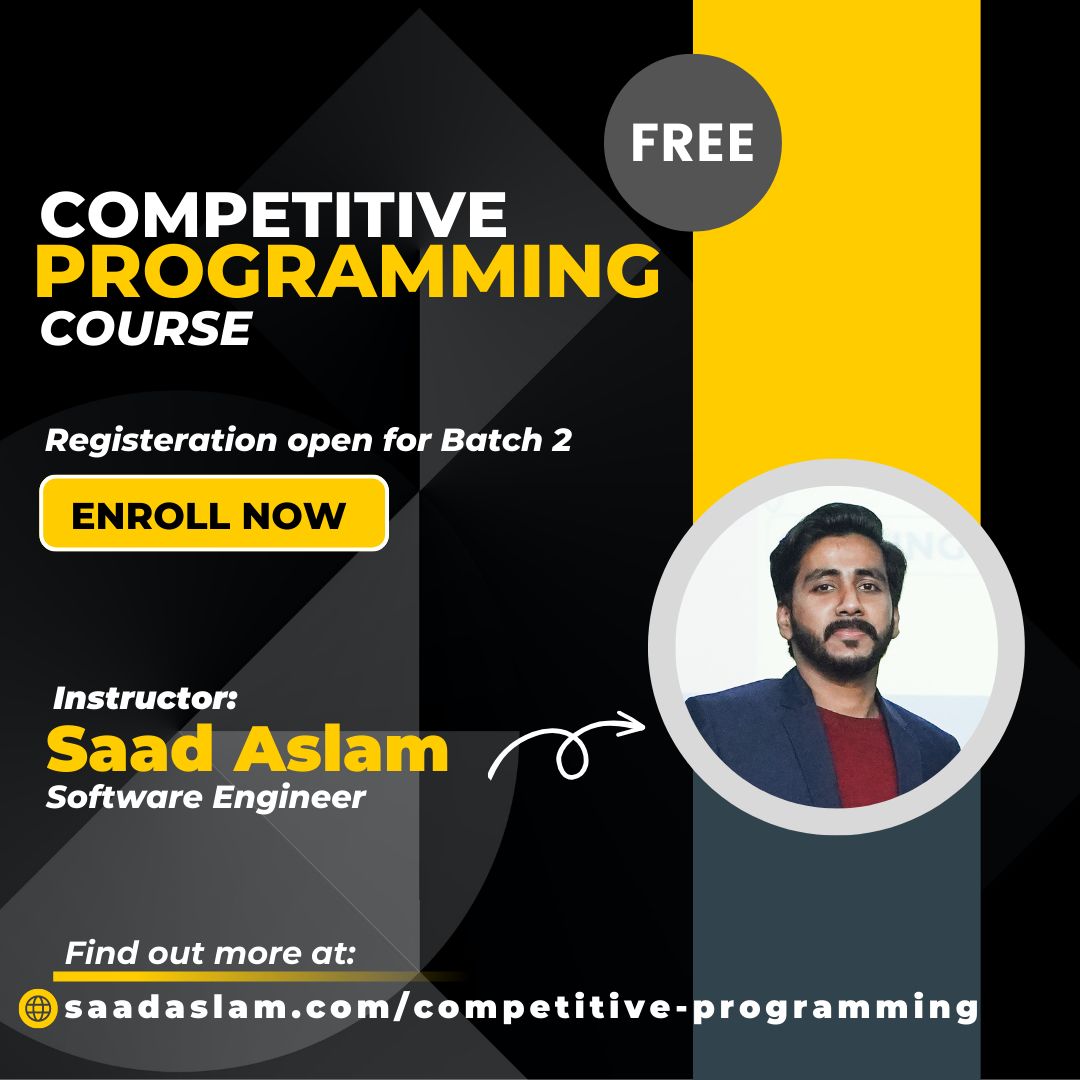 Saad Aslam on LinkedIn: #competitiveprogramming #datastructures #coding ... Saad Aslam on LinkedIn: #competitiveprogramming #datastructures #coding ...
