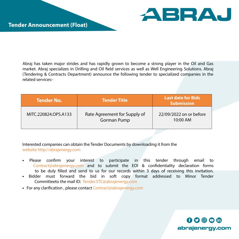 Abraj Energy Services S.A.O.C on LinkedIn: #Abraj Abraj Energy Services S.A.O.C on LinkedIn: #Abraj