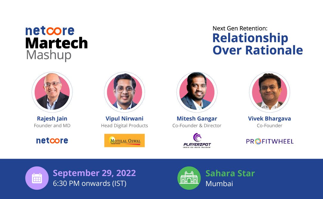 Netcore Cloud on LinkedIn: #MarTechMashup #Retention #MarTech Netcore Cloud on LinkedIn: #MarTechMashup #Retention #MarTech