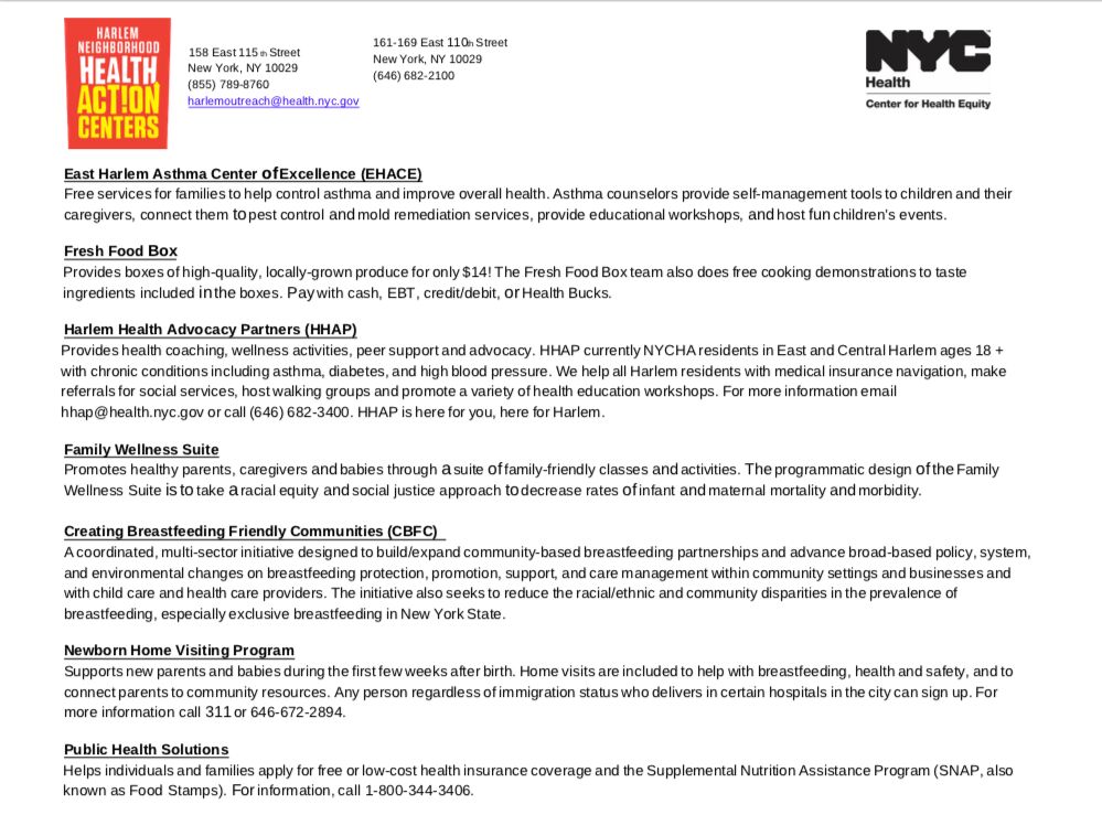 East Harlem COAD on LinkedIn: #EastHarlem East Harlem COAD on LinkedIn: #EastHarlem