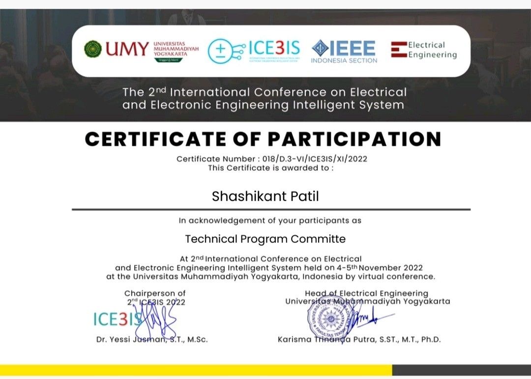 Prof. Dr. Shashikant Patil on LinkedIn: Appreciation Certificate of ... Prof. Dr. Shashikant Patil on LinkedIn: Appreciation Certificate of ...