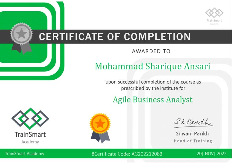 Sharique Ansari on LinkedIn: #businessanalyst #scrummaster #productowner Sharique Ansari on LinkedIn: #businessanalyst #scrummaster #productowner