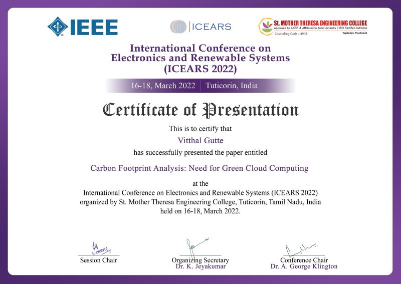 Dr. Vitthal Gutte on LinkedIn: #IEEE #cloudcomputing #paper Dr. Vitthal Gutte on LinkedIn: #IEEE #cloudcomputing #paper
