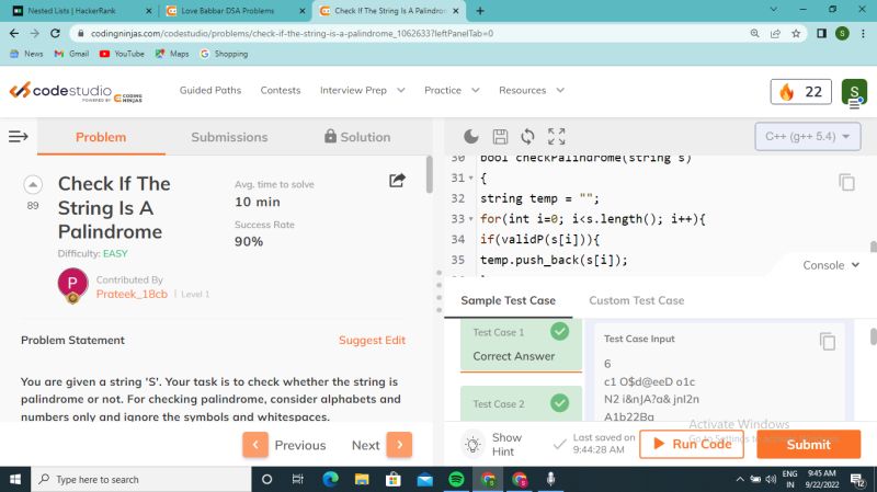 Shatakshi Shukla na LinkedIn: #Day22 #30DaysofDSA #coding Shatakshi Shukla na LinkedIn: #Day22 #30DaysofDSA #coding