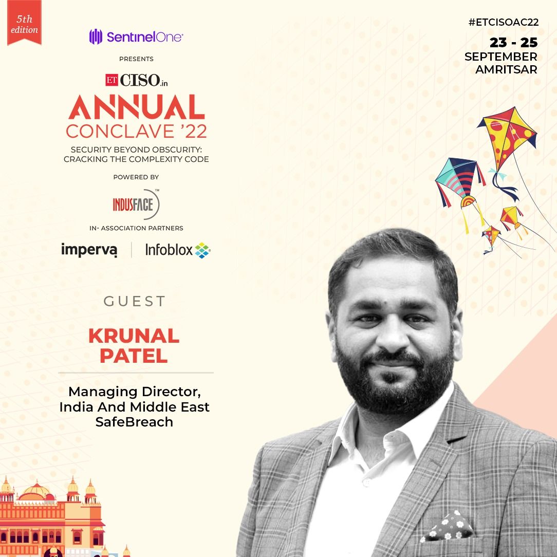 Krunal Patel en LinkedIn: #india #ciso #security #technology #community ... Krunal Patel en LinkedIn: #india #ciso #security #technology #community ...