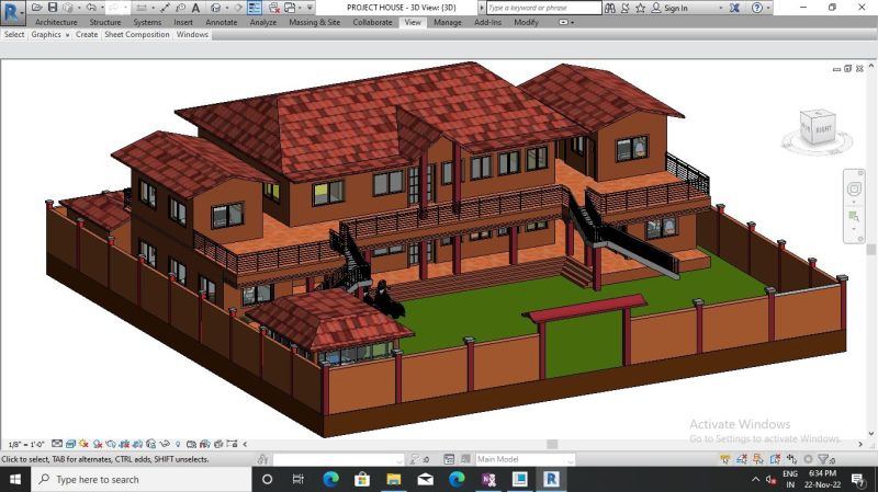 Akhilesh Kumar Vishwakarma on LinkedIn: Village house design in Revit ... Akhilesh Kumar Vishwakarma on LinkedIn: Village house design in Revit ...