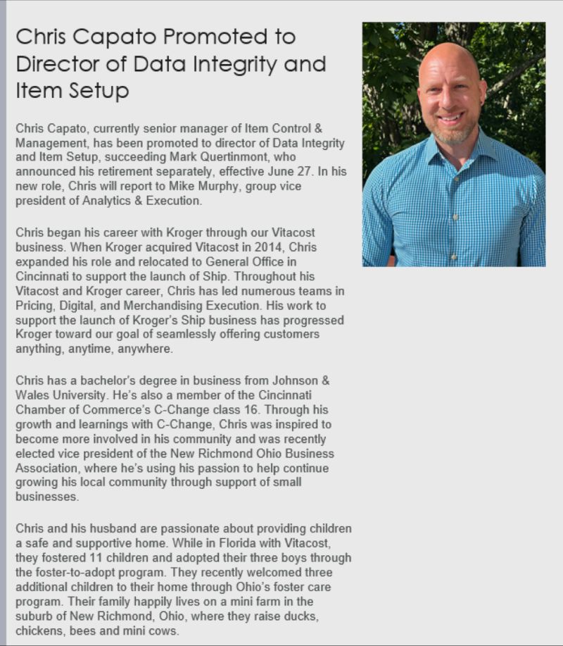 Christopher Capato on LinkedIn: I can finally announce!! I am now the ... Christopher Capato on LinkedIn: I can finally announce!! I am now the ...