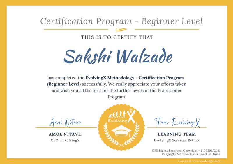 Sakshi Walzade on LinkedIn: #training #learning #certification # ... Sakshi Walzade on LinkedIn: #training #learning #certification # ...