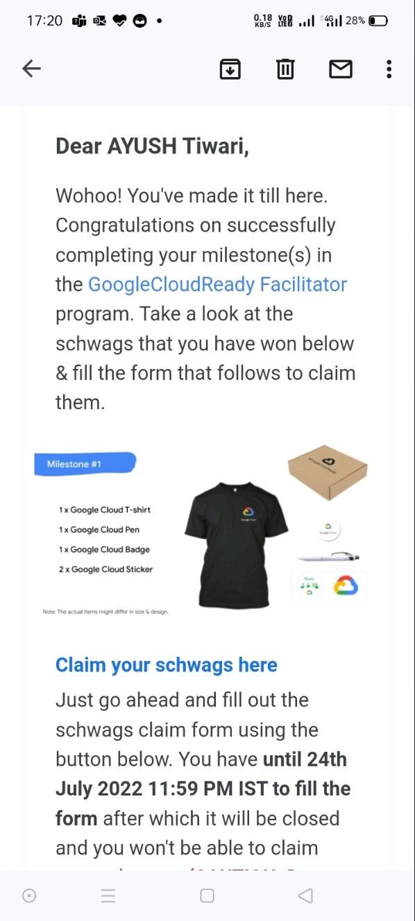Ayush Tiwari on LinkedIn: #cloud #google #share Ayush Tiwari on LinkedIn: #cloud #google #share