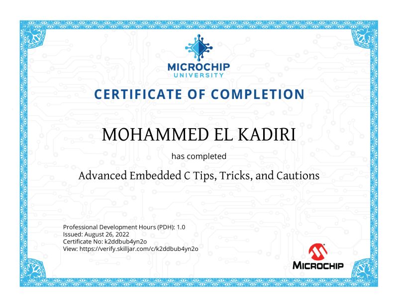 Mohammed El Kadiri on LinkedIn: #EmbeddedC Mohammed El Kadiri on LinkedIn: #EmbeddedC