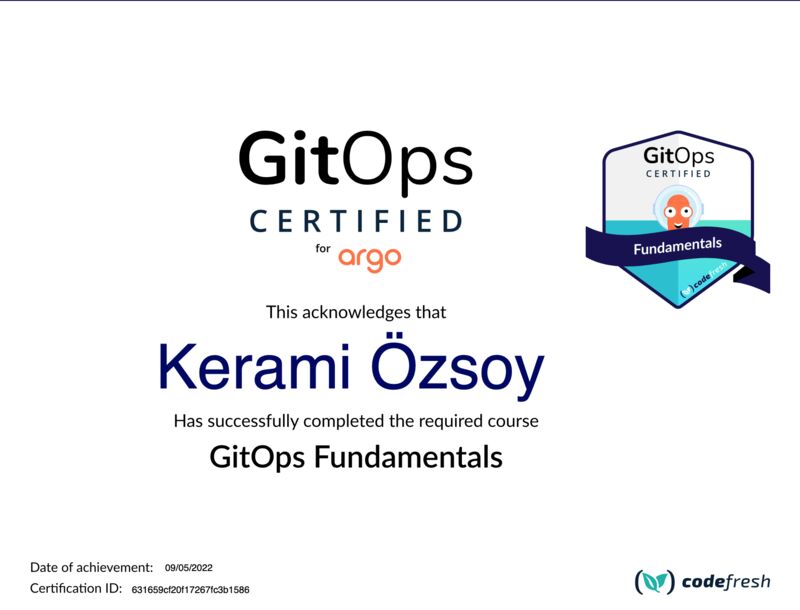 Kerami Özsoy LinkedIn’de: #Codefresh #GitOps #ArgoCD Kerami Özsoy LinkedIn’de: #Codefresh #GitOps #ArgoCD