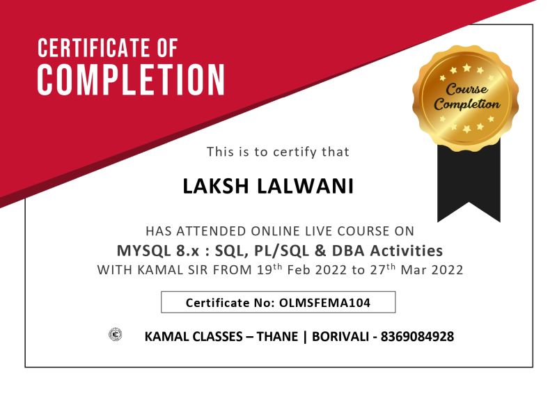 Laksh Lalwani on LinkedIn: #sql #sqlserver #database Laksh Lalwani on LinkedIn: #sql #sqlserver #database