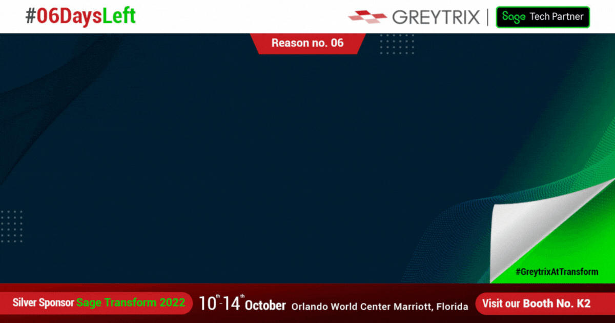 Jayesh Greytrix on LinkedIn: Greytrix – Sage Transform 2022 – Meet Us Jayesh Greytrix on LinkedIn: Greytrix – Sage Transform 2022 – Meet Us