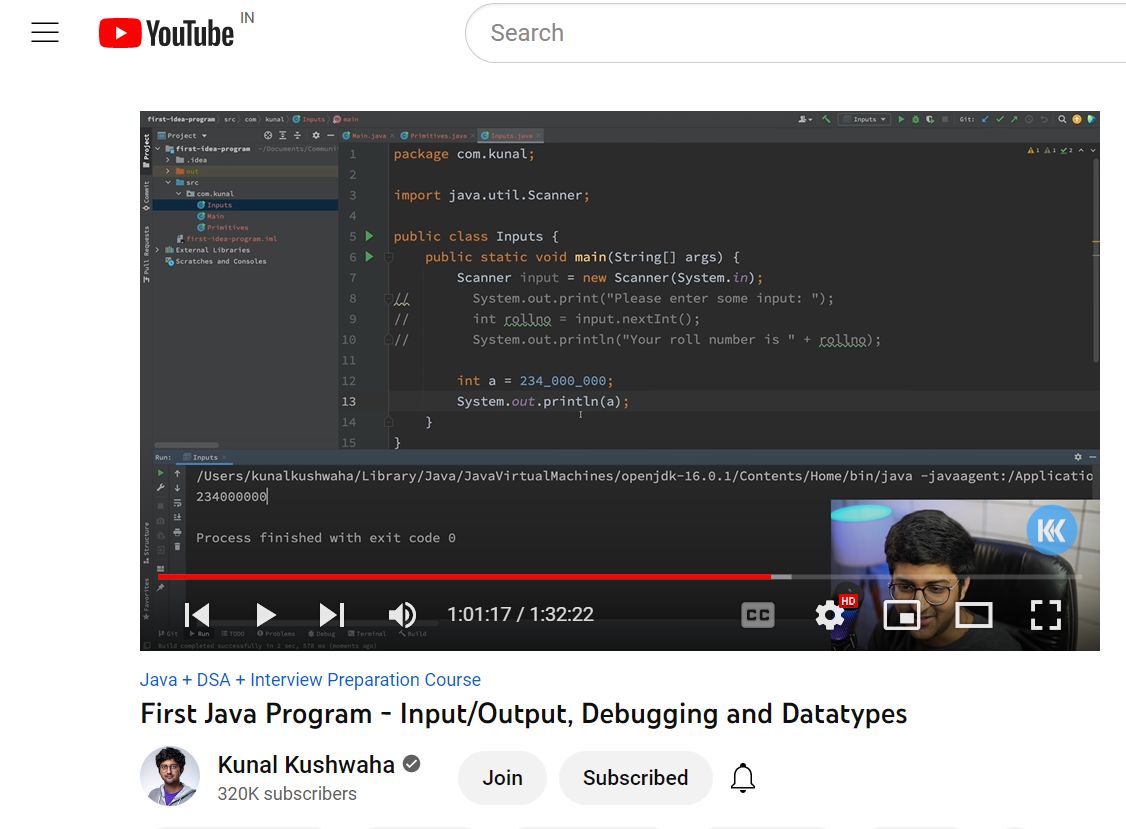 Kunal Kushwaha on LinkedIn: #learning #java #dsa Kunal Kushwaha on LinkedIn: #learning #java #dsa