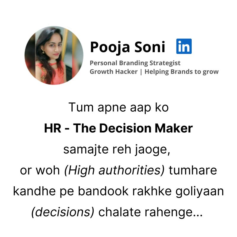 Pooja Soni on LinkedIn: #hr #culture #employeeengagement | 54 comments Pooja Soni on LinkedIn: #hr #culture #employeeengagement | 54 comments