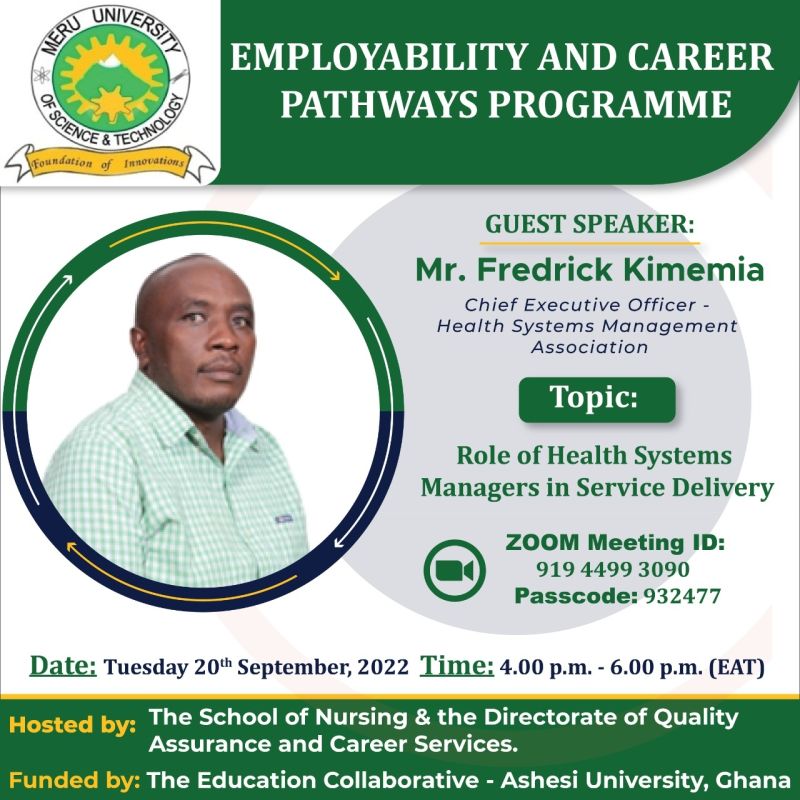 DR. PATRICK KINYUA KUBAI (PhD) posted on LinkedIn DR. PATRICK KINYUA KUBAI (PhD) posted on LinkedIn