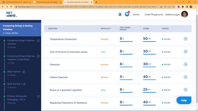BALAMURUGAN S on LinkedIn: #ccbp #nextwave #connections # ... BALAMURUGAN S on LinkedIn: #ccbp #nextwave #connections # ...