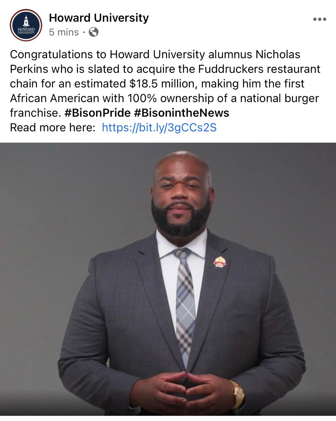 Nicholas Perkins on LinkedIn: Thank You Howard University ! | 1,577 ... Nicholas Perkins on LinkedIn: Thank You Howard University ! | 1,577 ...