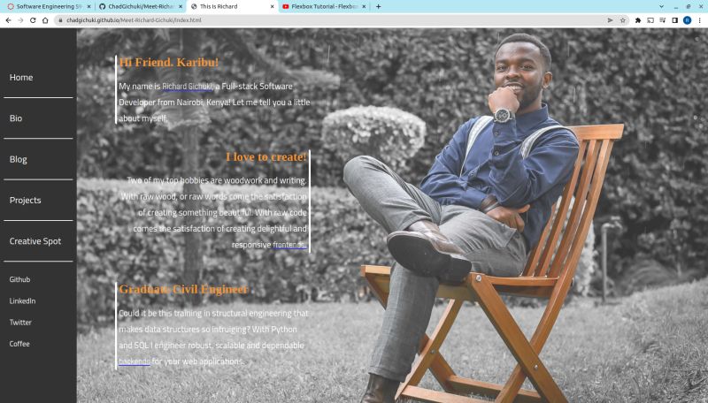 Richard Gichuki on LinkedIn: #html5 #css3 #javascript | 12 comments Richard Gichuki on LinkedIn: #html5 #css3 #javascript | 12 comments