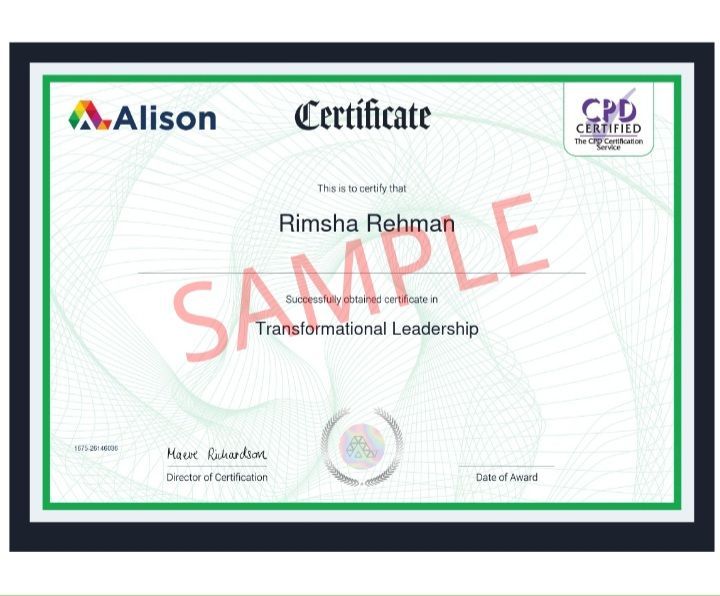 Dr.Rimsha Rehman on LinkedIn: One more accomplishment Dr.Rimsha Rehman on LinkedIn: One more accomplishment