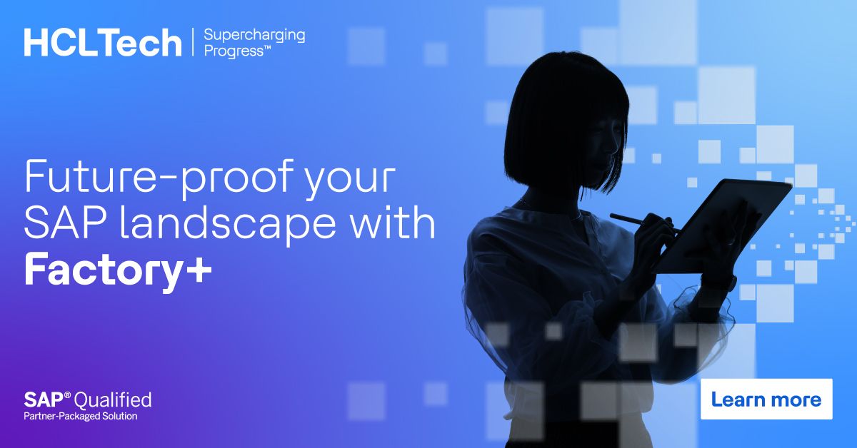 HCLTech - SAP Practice on LinkedIn: Factory | HCL Technologies HCLTech - SAP Practice on LinkedIn: Factory | HCL Technologies