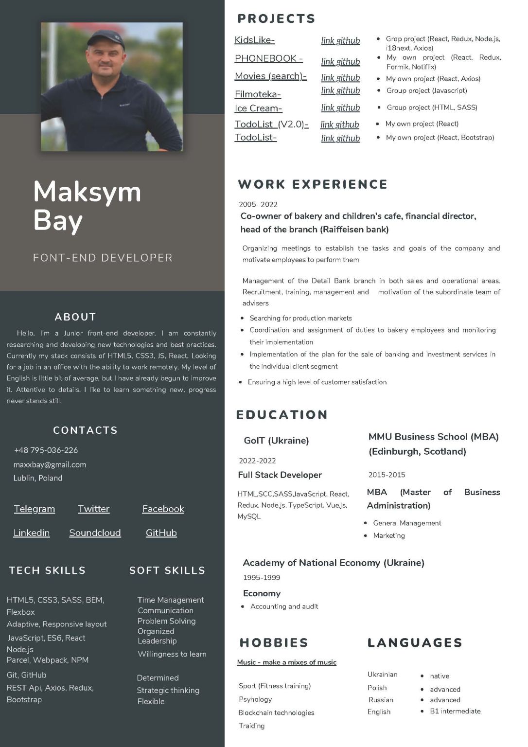Maksym Bay on LinkedIn: #opentowork #work #frontend Maksym Bay on LinkedIn: #opentowork #work #frontend
