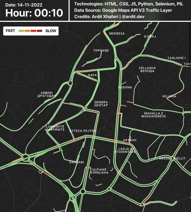 Ardit Xhaferi on LinkedIn: #python #data #visualization #traffic Ardit Xhaferi on LinkedIn: #python #data #visualization #traffic
