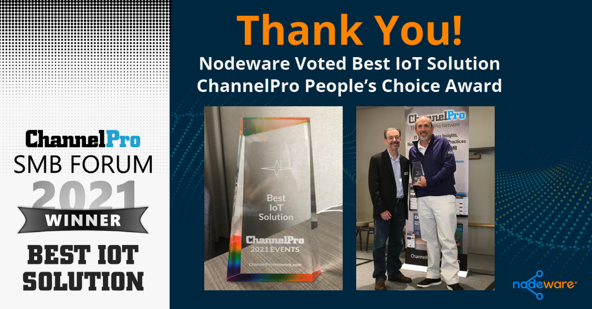Nodeware Voted 2021 Best IoT Solution Nodeware Voted 2021 Best IoT Solution