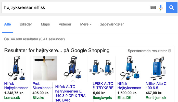 Google Shopping - du har alle muligheder Google Shopping - du har alle muligheder