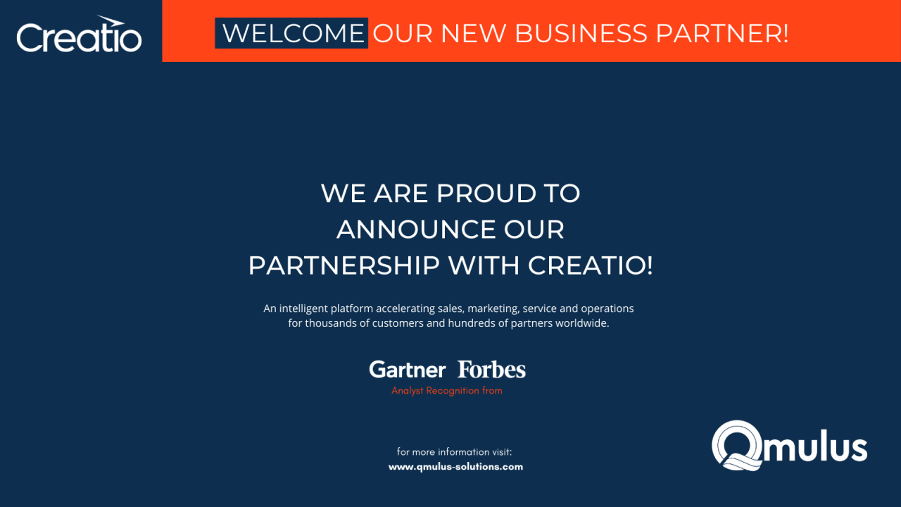 Partnership with Creatio Partnership with Creatio