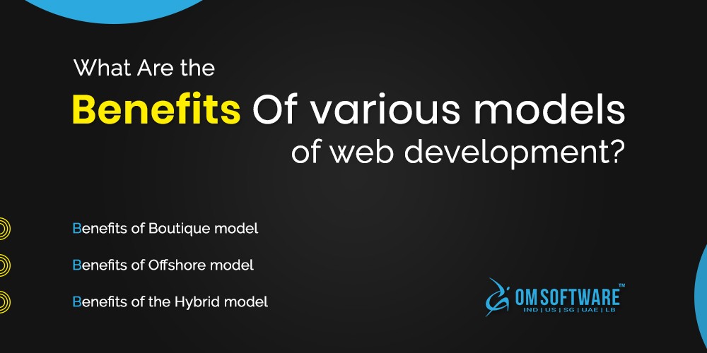 WHAT ARE THE BENEFITS OF WEB DEVELOPMENT MODELS? WHAT ARE THE BENEFITS OF WEB DEVELOPMENT MODELS?