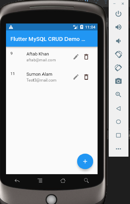 Flutter CRUD application with mySQL database Flutter CRUD application with mySQL database