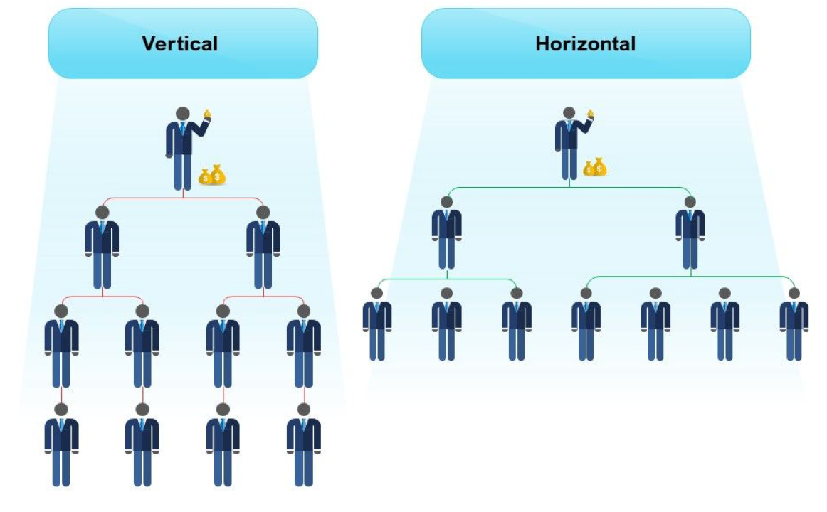 Vertical Vs. Horizontal Business Organisations Vertical Vs. Horizontal Business Organisations