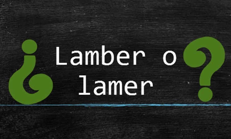 Lamer o lamber ¿Son sinónimos? Lamer o lamber ¿Son sinónimos?