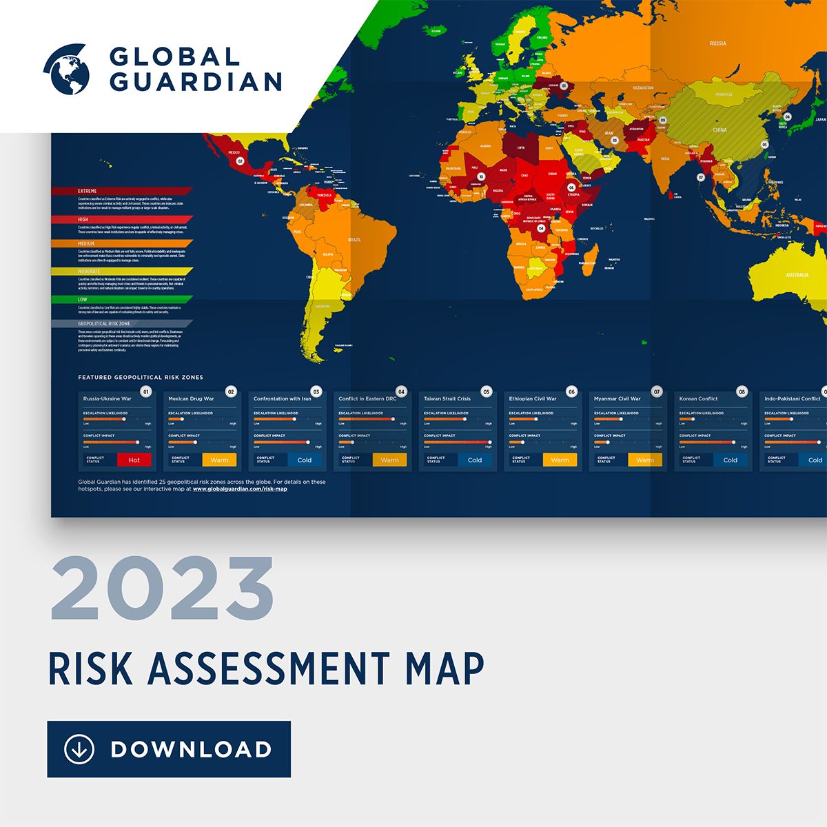 Global Guardian on LinkedIn: 2023 Risk Assessment Map Global Guardian on LinkedIn: 2023 Risk Assessment Map