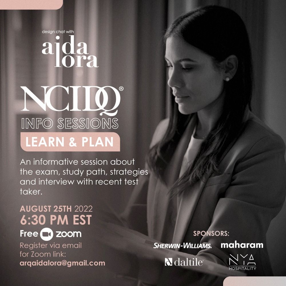Aida Lora, NCIDQ, IIDA, LEED Green Associate on LinkedIn: #ncidq #idfx ... Aida Lora, NCIDQ, IIDA, LEED Green Associate on LinkedIn: #ncidq #idfx ...