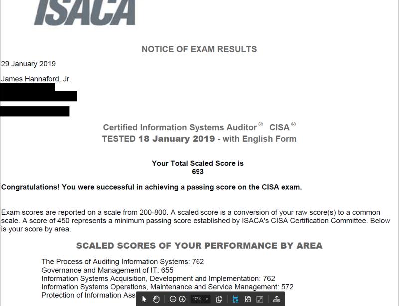 Jim Hannaford, CISA on LinkedIn: I finished the hard part. Jim Hannaford, CISA on LinkedIn: I finished the hard part.