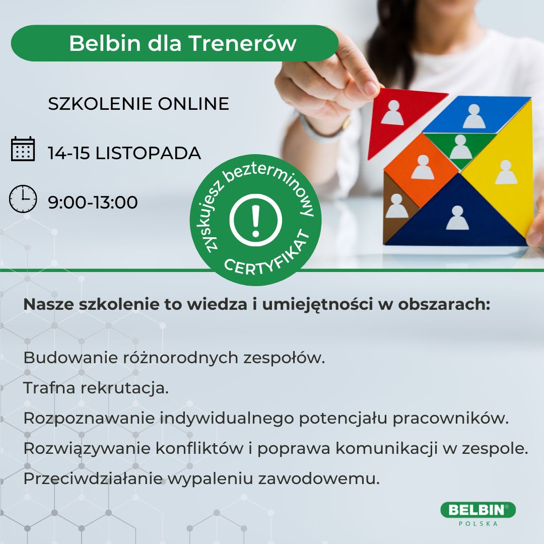 Tomasz Knitter na LinkedIn: #belbin #szkolenie #szkolenieonline Tomasz Knitter na LinkedIn: #belbin #szkolenie #szkolenieonline