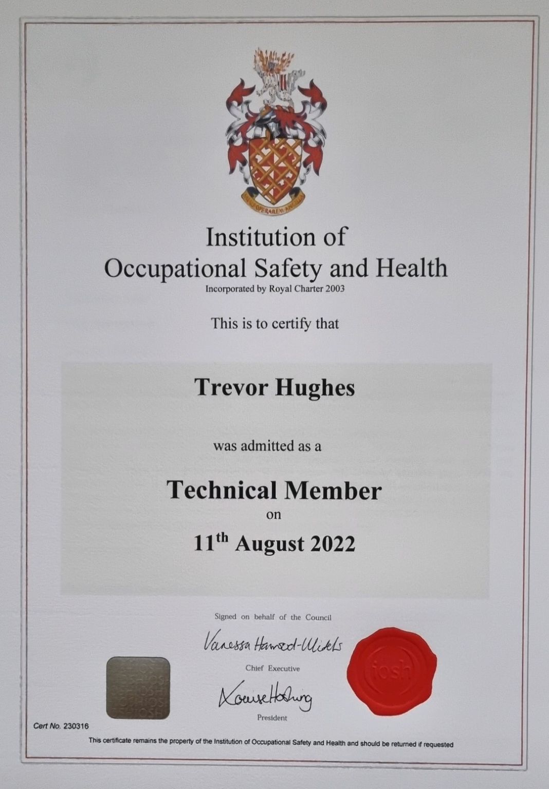 Trevor Hughes - Tech IOSH on LinkedIn: #training #learning #iosh | 20 ... Trevor Hughes - Tech IOSH on LinkedIn: #training #learning #iosh | 20 ...