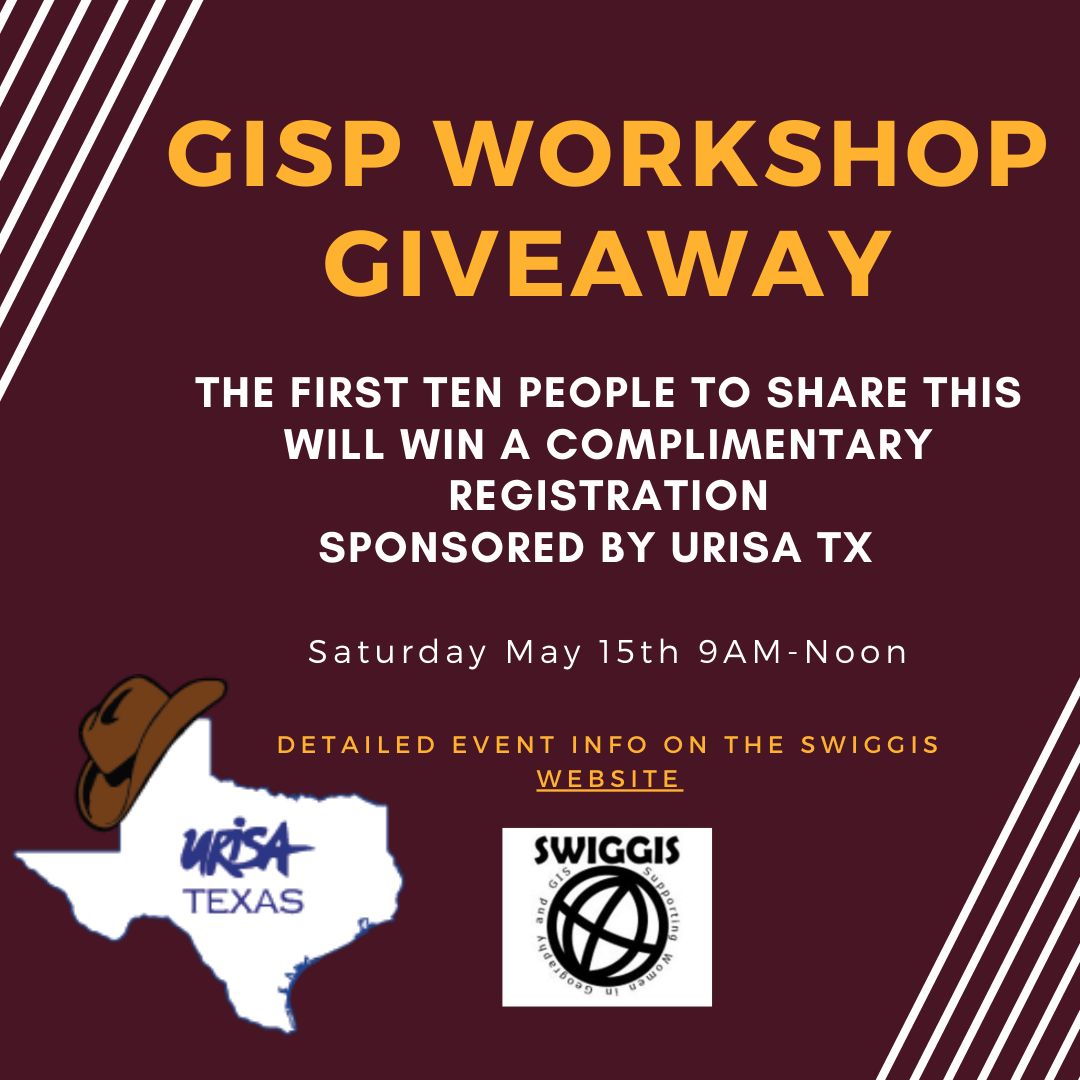 Courtney Roe, GISP on LinkedIn: #SWIGGISAustin #GISP Courtney Roe, GISP on LinkedIn: #SWIGGISAustin #GISP