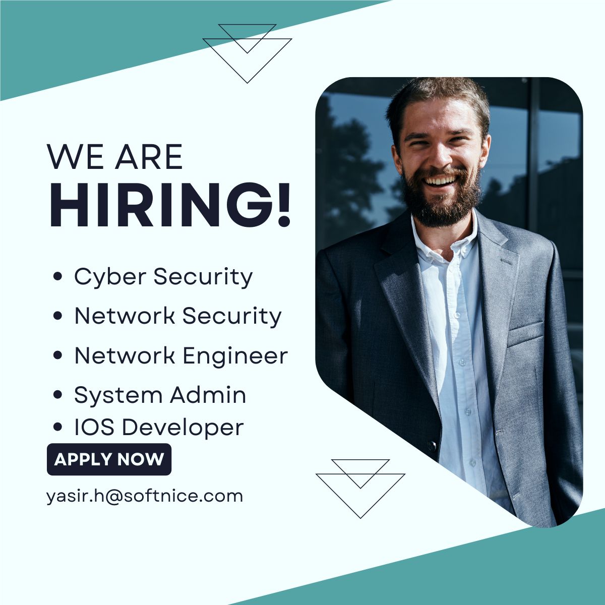 Yasir Patel on LinkedIn: #hiring #Network #Networkengineer Yasir Patel on LinkedIn: #hiring #Network #Networkengineer