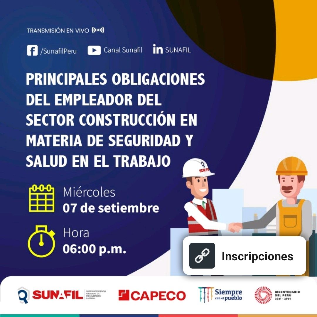 Superintendencia Nacional de Fiscalización Laboral - SUNAFIL on ... Superintendencia Nacional de Fiscalización Laboral - SUNAFIL on ...