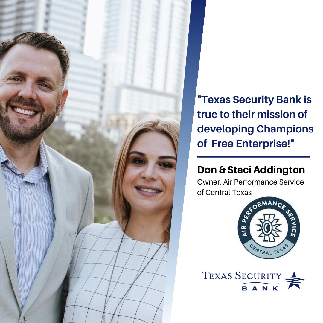 Texas Security Bank on LinkedIn: #ClientSuccessSpotlight # ... Texas Security Bank on LinkedIn: #ClientSuccessSpotlight # ...