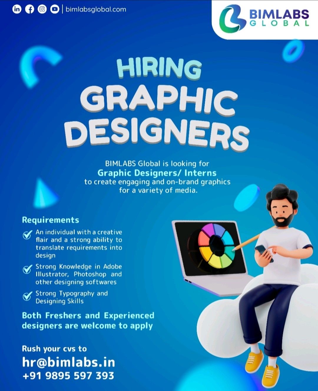 Ashok Sharma on LinkedIn: We are hiring Graphic designers. BIMLABS GLOBAL Ashok Sharma on LinkedIn: We are hiring Graphic designers. BIMLABS GLOBAL